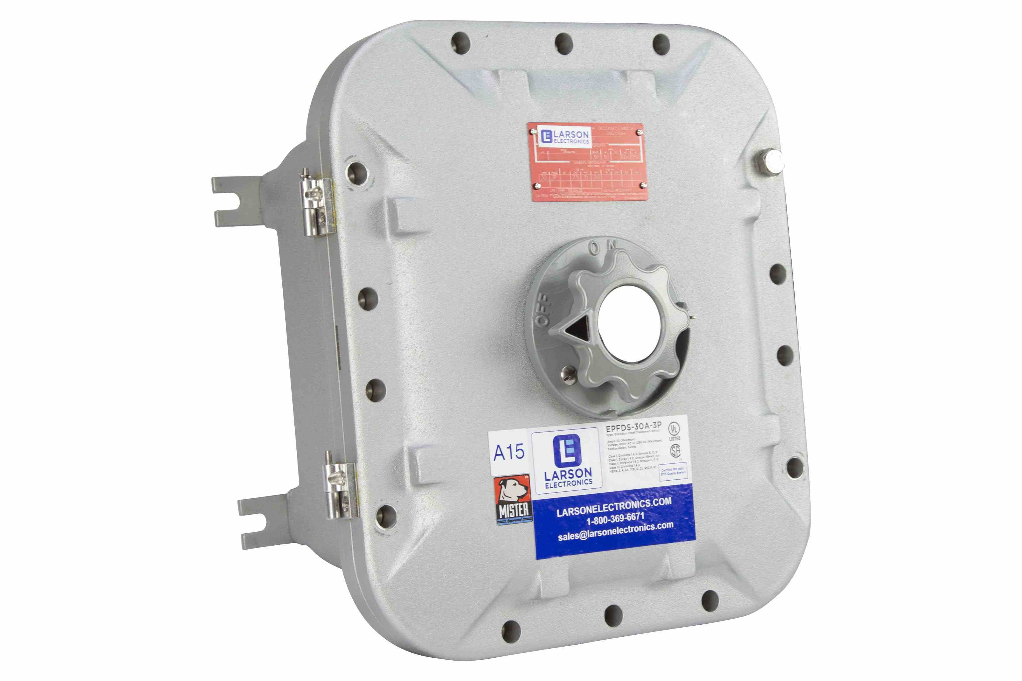 Larson Electronics Explosion Proof Disconnect Switch 30 Amp 1 2 3369